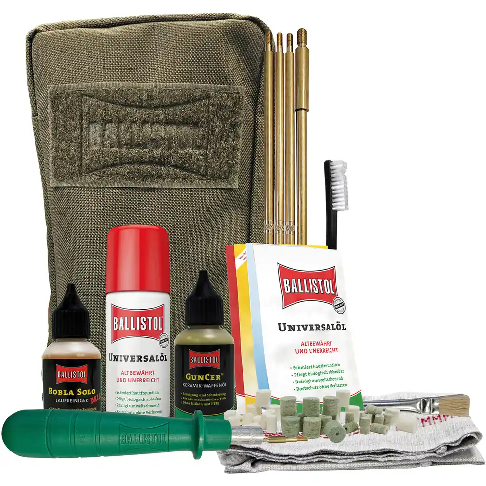 Ballistol Weapon Cleaning Set 52 Pieces | Complete Portable Gun ...