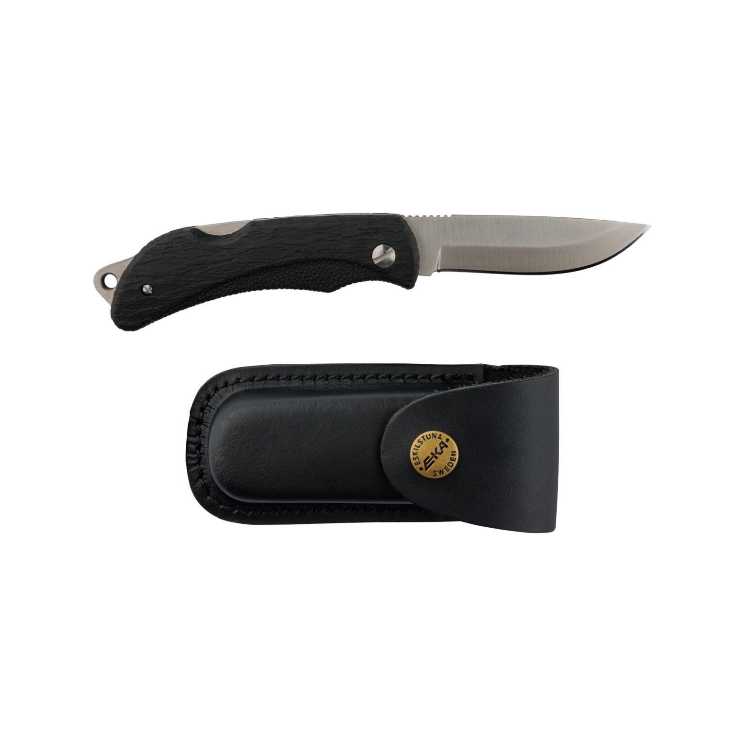 EKA Swede 8 Schwarzes Klappmesser | Outdoor & Wandern – Jagen & Einkaufen